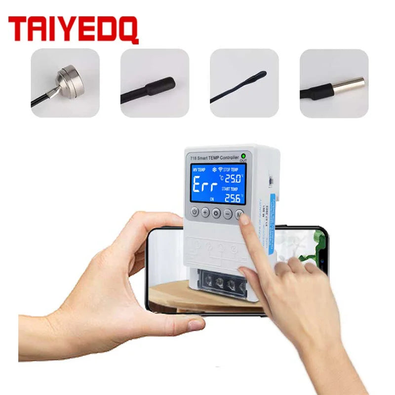 Din Rail Remote Control Wifi Smart Adjustable Temperature Fully Automa