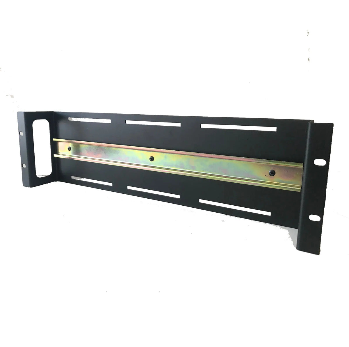 3u 19" Rack Mount DIN Rail Panel Bracket With Cover - MACARAC 19" Inch