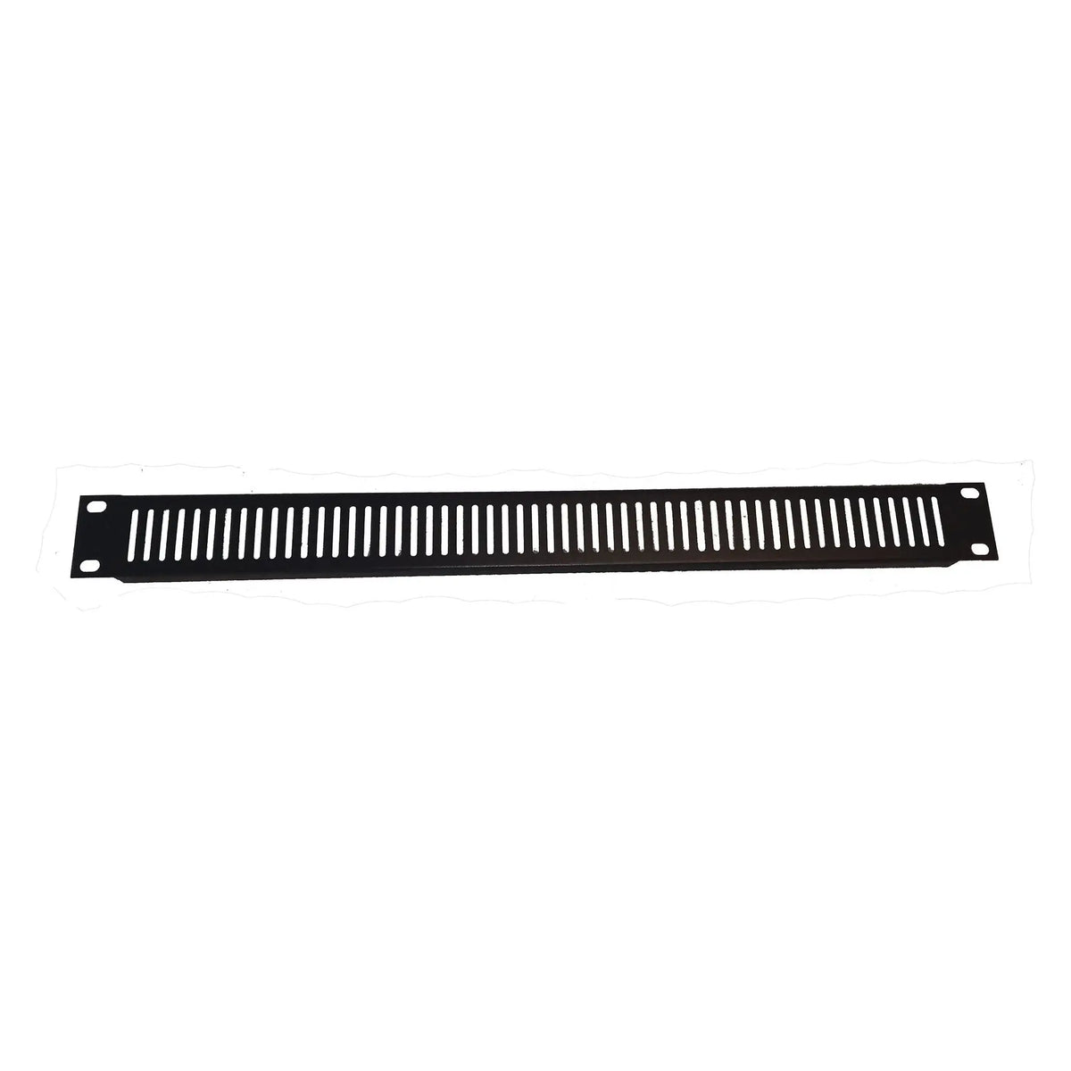 1U Vent Panel 19" Rack-Mount Black