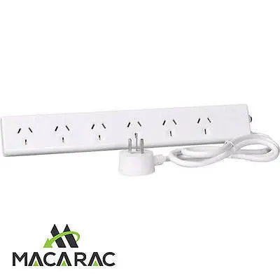 6 Way Power Board HPM Includes Flat Fitting Plug and overload 10A