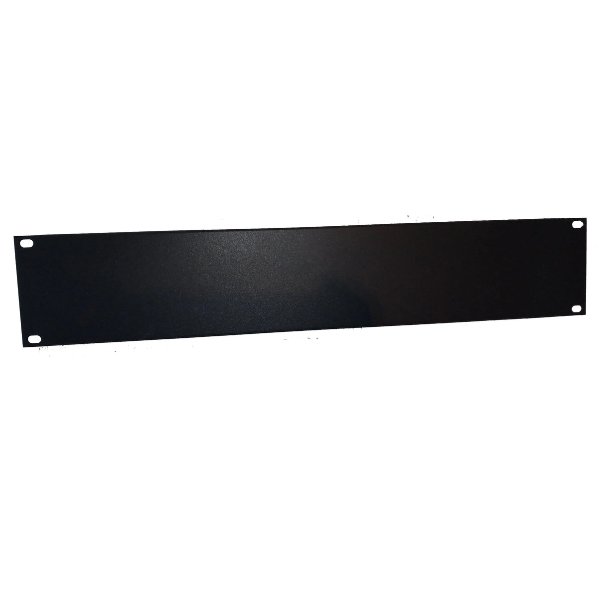 2U Blank Panel 19" Inch Rack-Mount Black