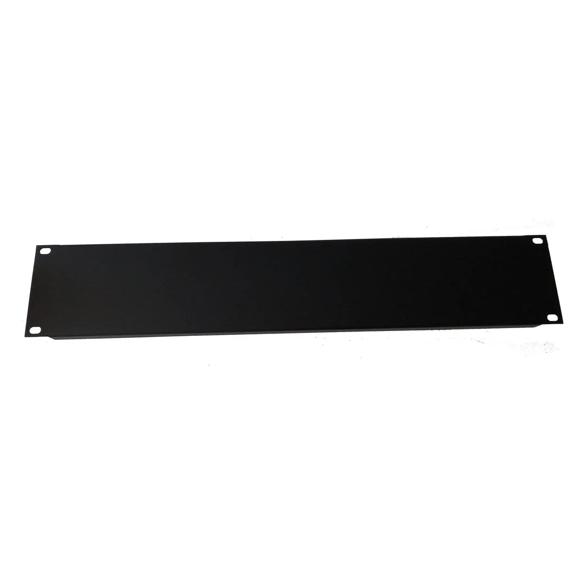 2U Blank Panel 19" Inch Rack-Mount Black