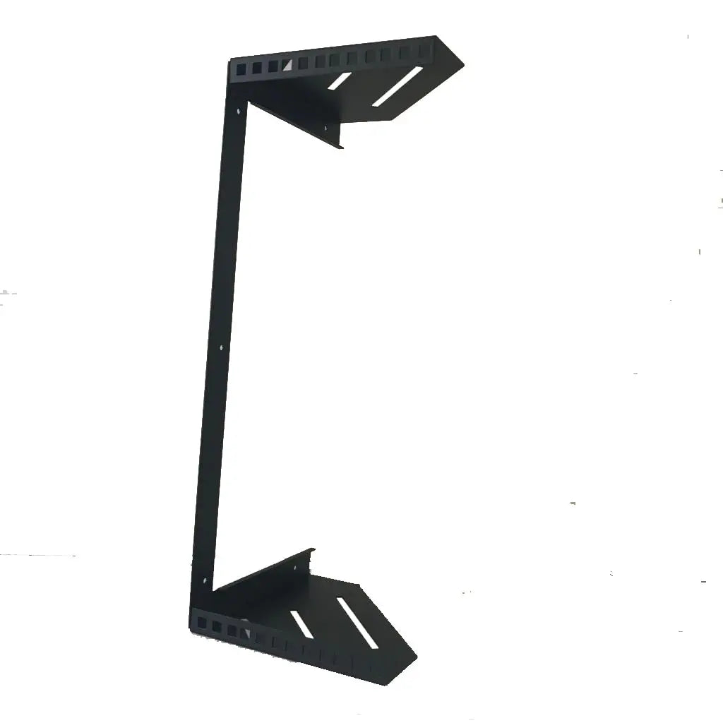 4U Steel Vertical/Horizontal Wall Mount / Under Desk Rack Bracket (Bla