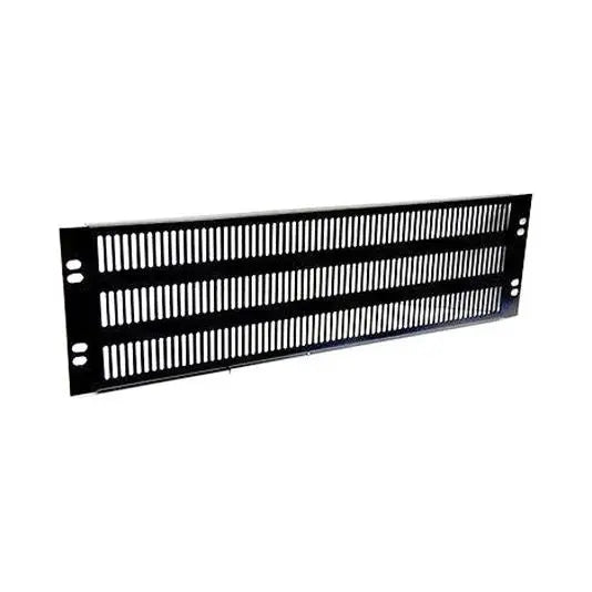 3U Vent Panel 19" Inch Rack-Mount Black