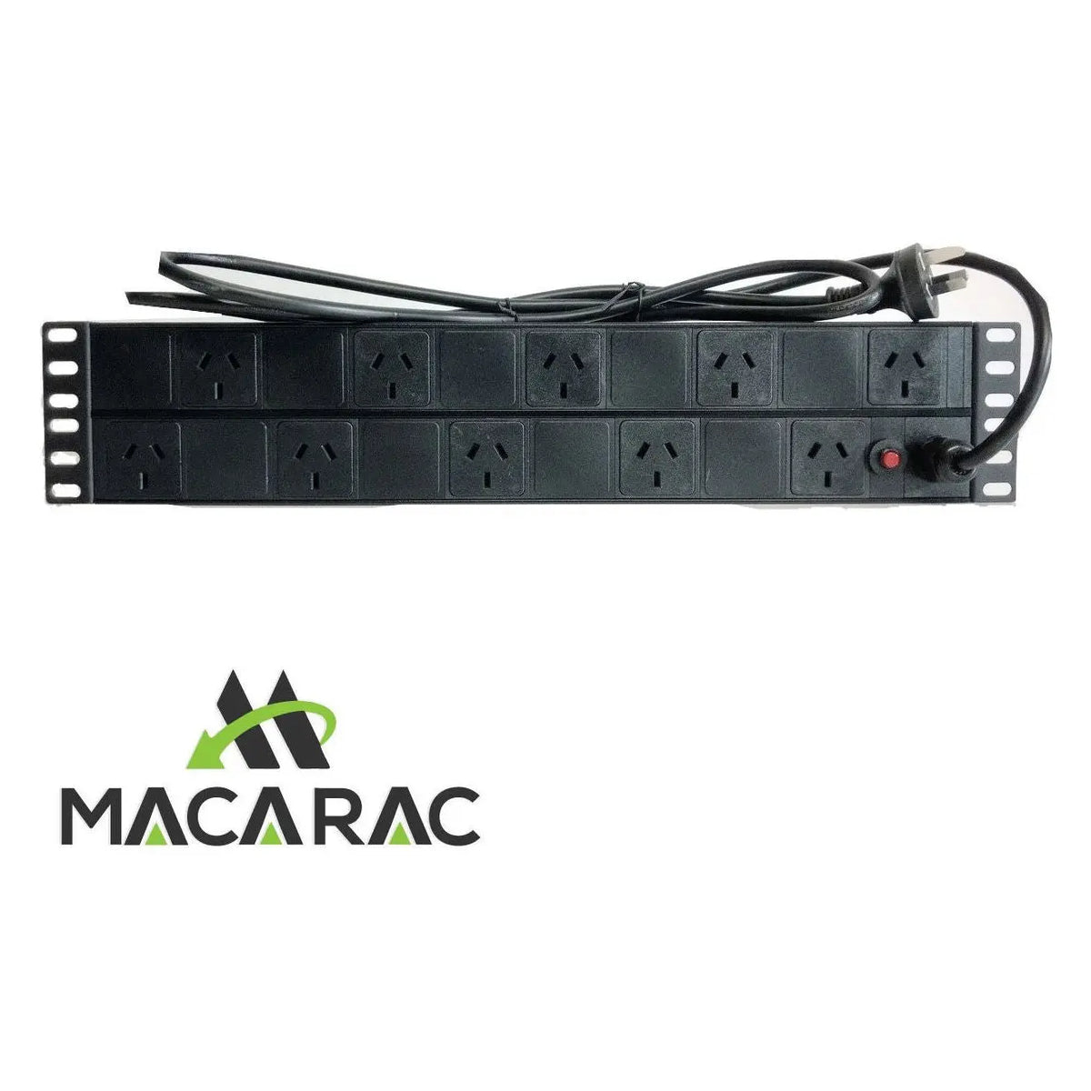 2U 10 WAY POWER DISTRIBUTION UNIT (PDU) 19" Inch Rack-Mount Applicatio