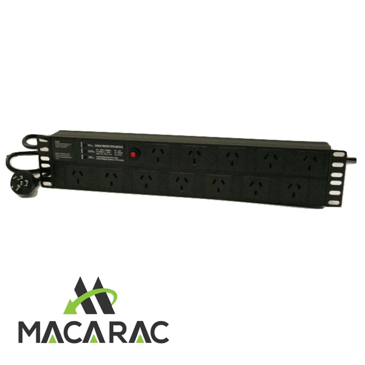 2RU 12 WAY POWER DISTRIBUTION UNIT (PDU) 19" Inch Rack-Mount Applicati