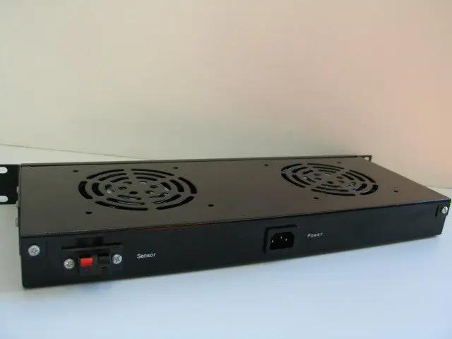 THERMOSTAT COOLING PANEL (1RU 2 x 240vAC Fan / 19" Inch Rack-Mount