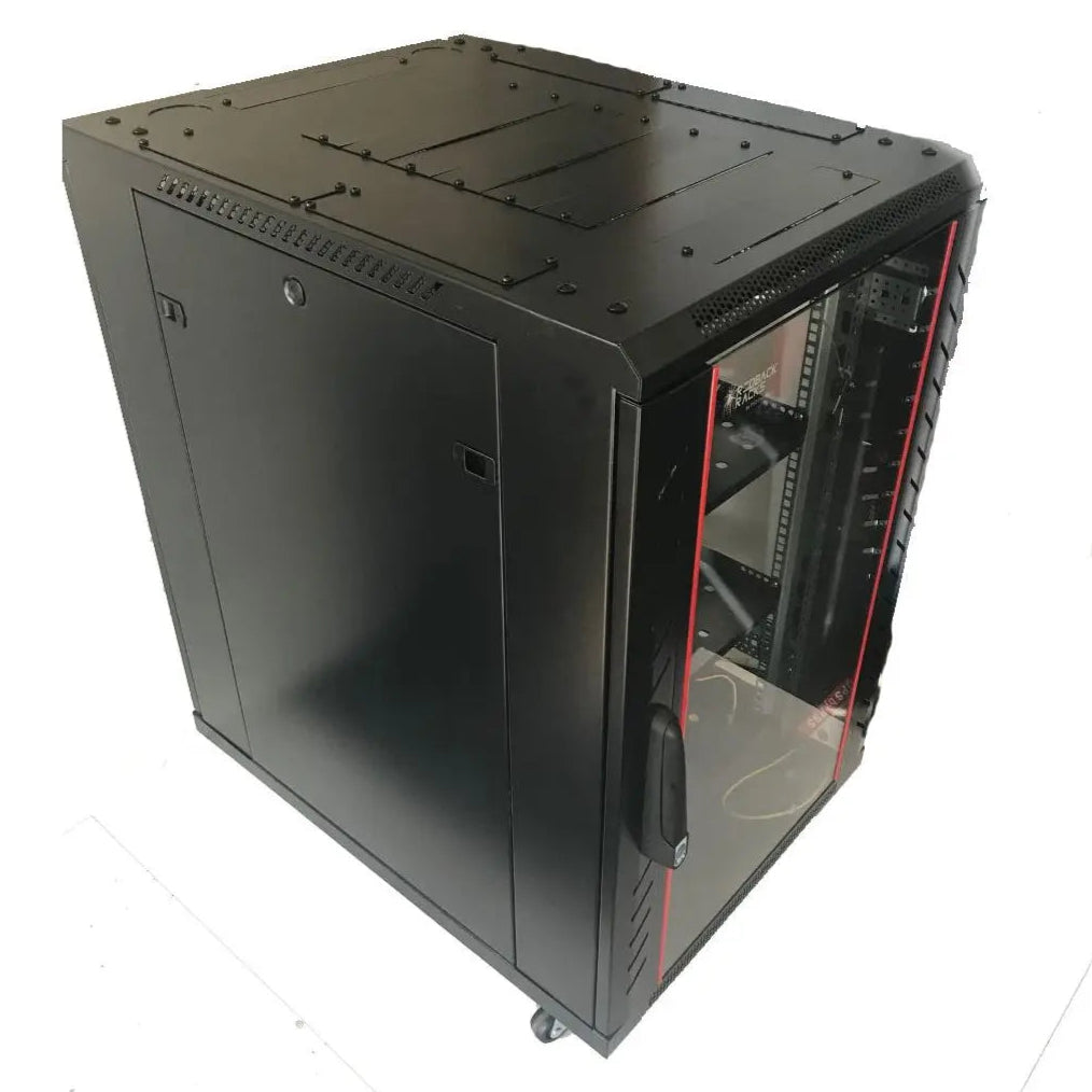 18U 800mm 19 Inch Redback Network Cabinet Fully Assembled