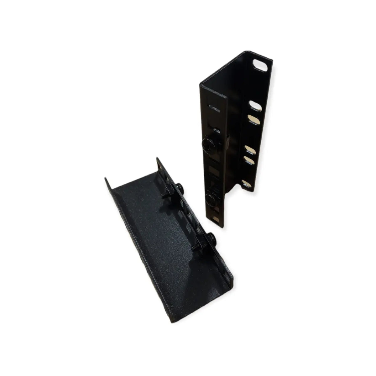 3U Recess Bracket for 19" Racks - Black Steel